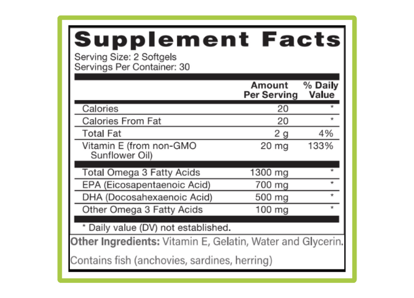 Omega 3 Plus - Fish Oil Supplements | Aceva