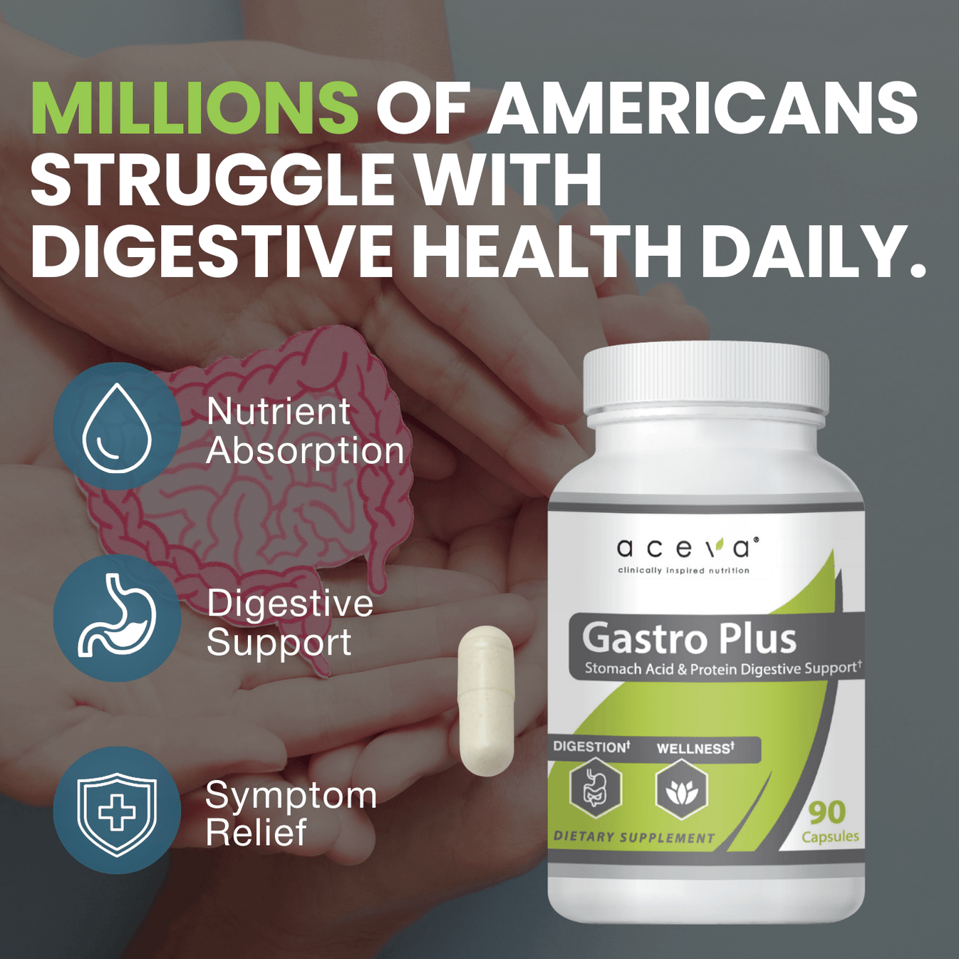 Gastro Plus - Digestive Supplements for Digestive Relief | Aceva